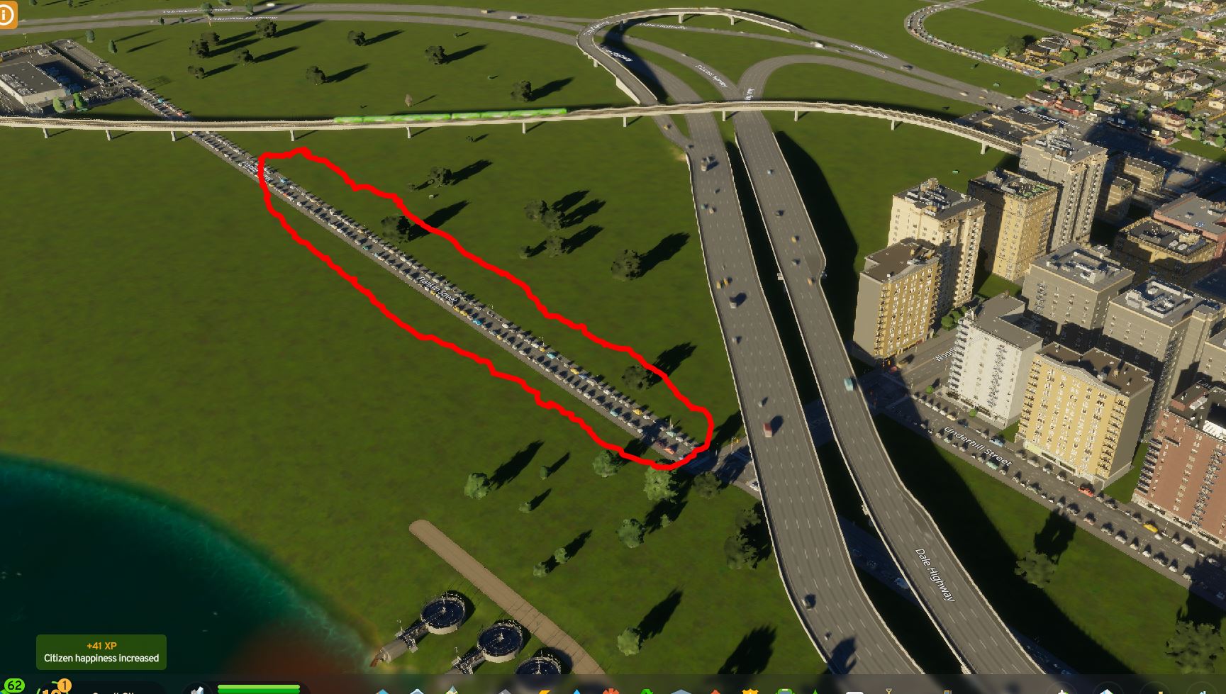 Bug parking needs to be fixed on Overkill unnecessary side roads... Should be "Optional button ...